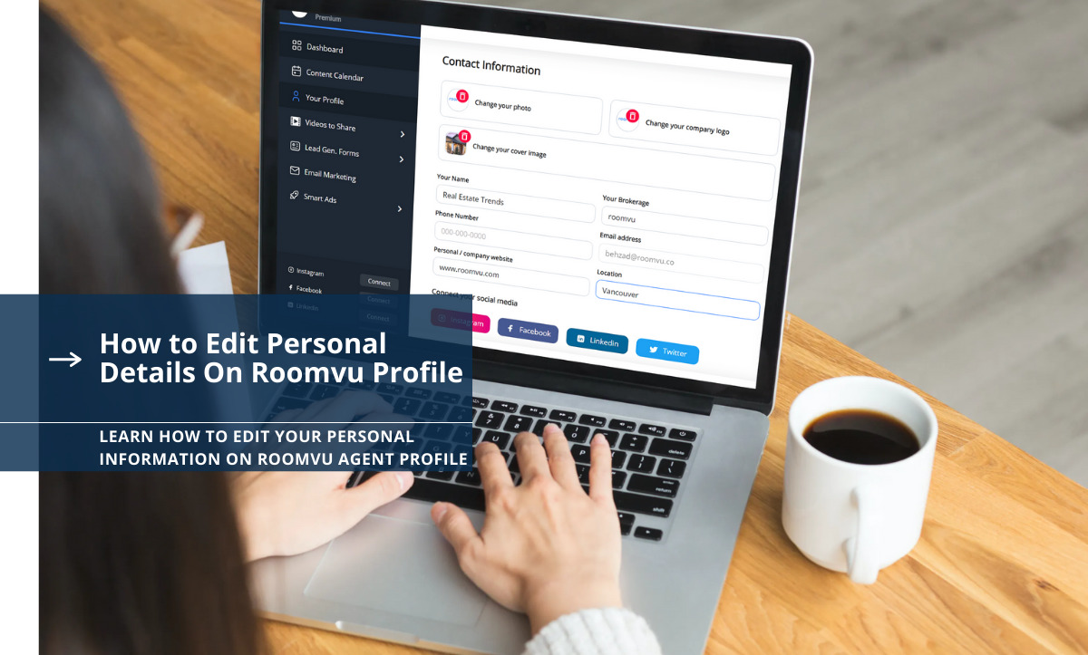 How To Edit Your Personal Details On Roomvu Roomvu Academy