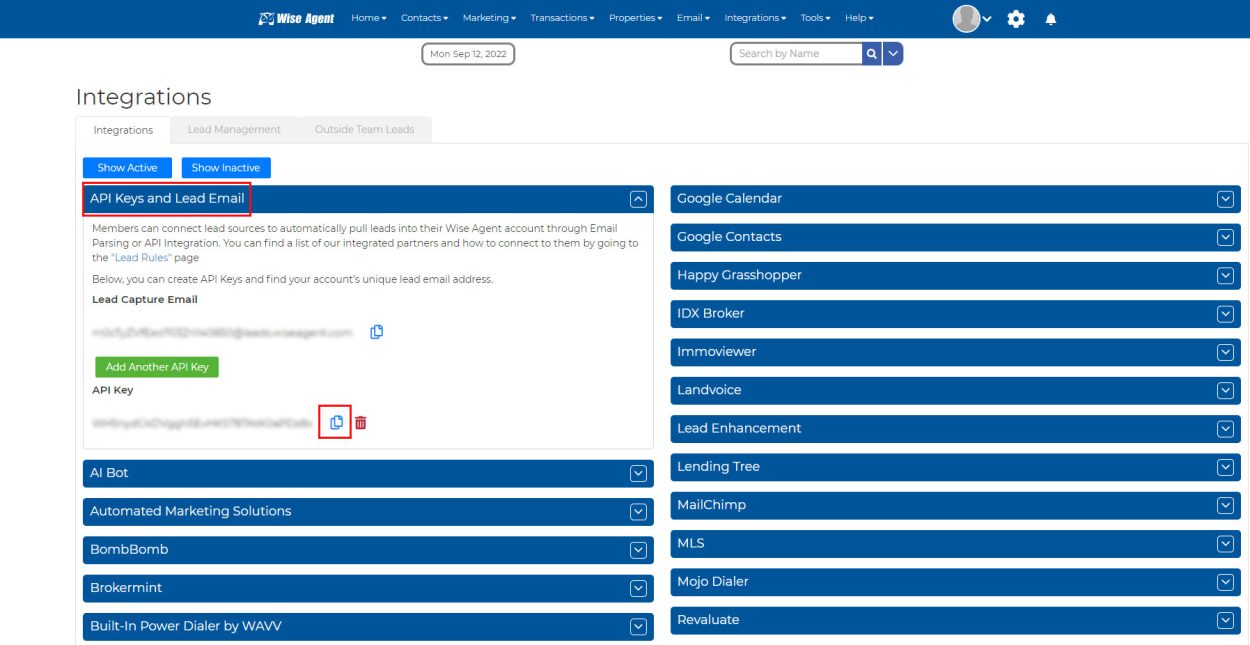 How to Integrate WiseAgent into Your roomvu Account - roomvu Academy