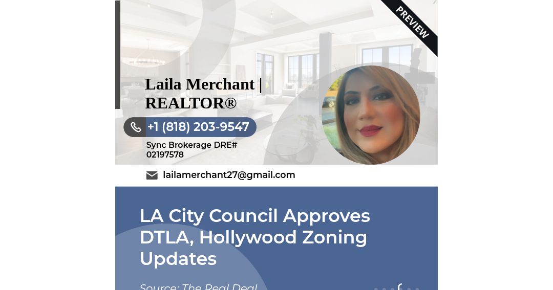 LA City Council Approves DTLA, Hollywood Zoning Updates
